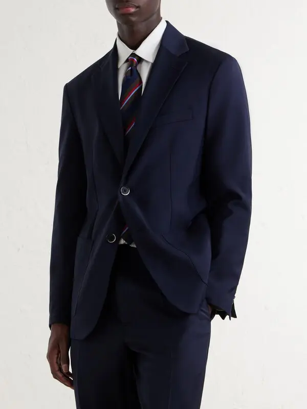 Barena Venezia Virgin Wool Suit Jacket - Blue