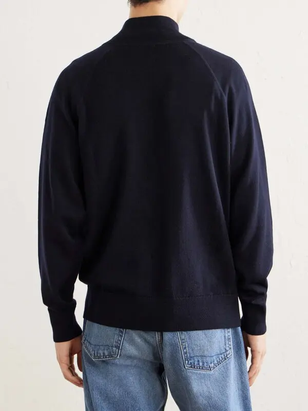Barena Venezia Merino Wool Half-zip Sweater