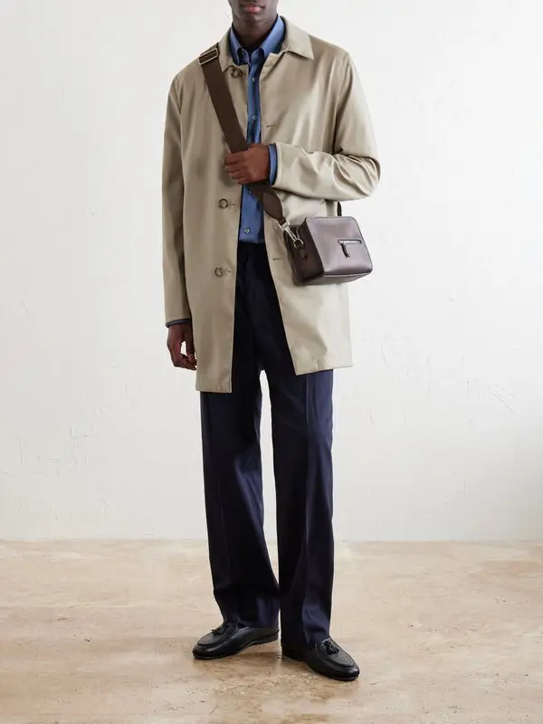 Berluti Journalier Xs Leather Messenger Bag