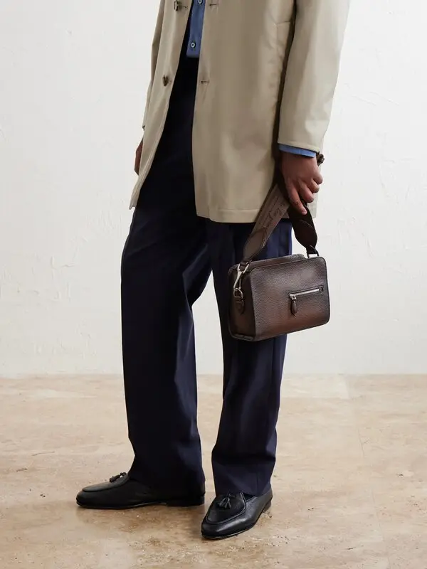 Berluti Journalier Xs Leather Messenger Bag