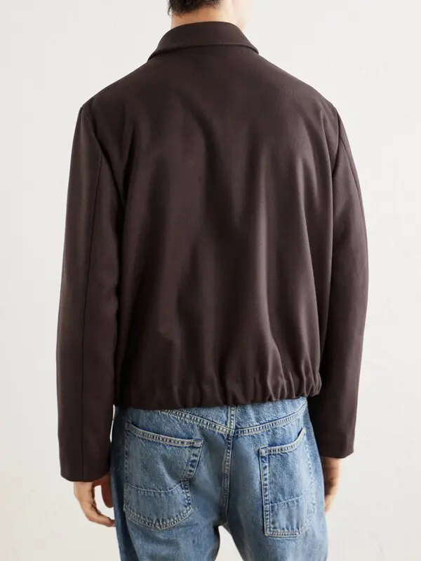 Barena Venezia Wool-blend Felt Blouson Jacket