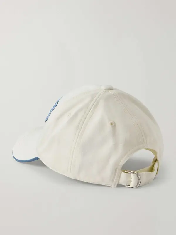 Acne Studios Logo-embroidered Cotton-twill Baseball Cap