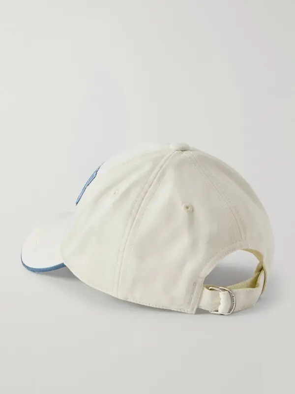 Acne Studios Logo-embroidered Cotton-twill Baseball Cap