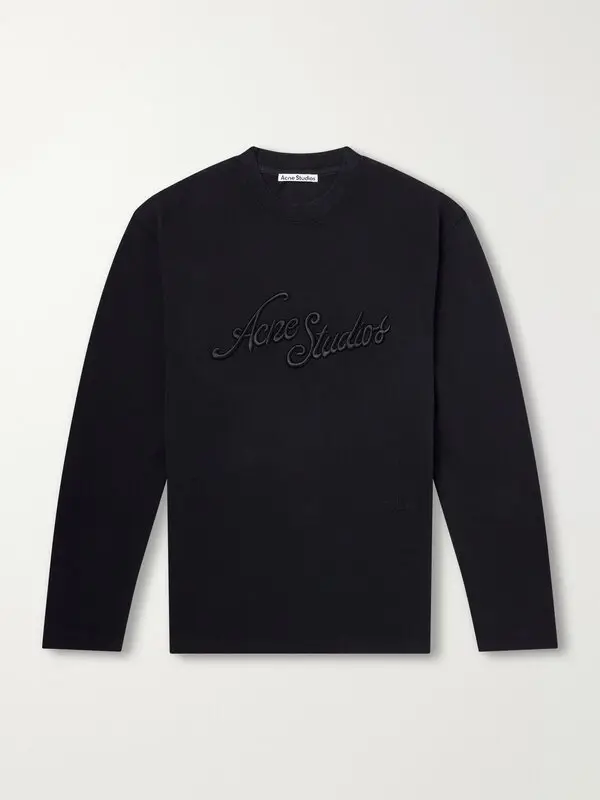 Acne Studios Logo-print Cotton-jersey T-shirt