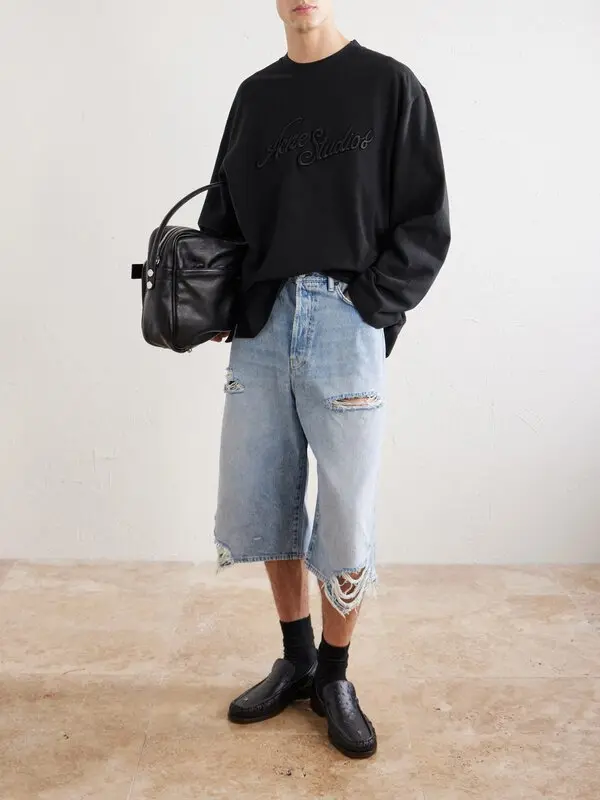 Acne Studios Logo-print Cotton-jersey T-shirt