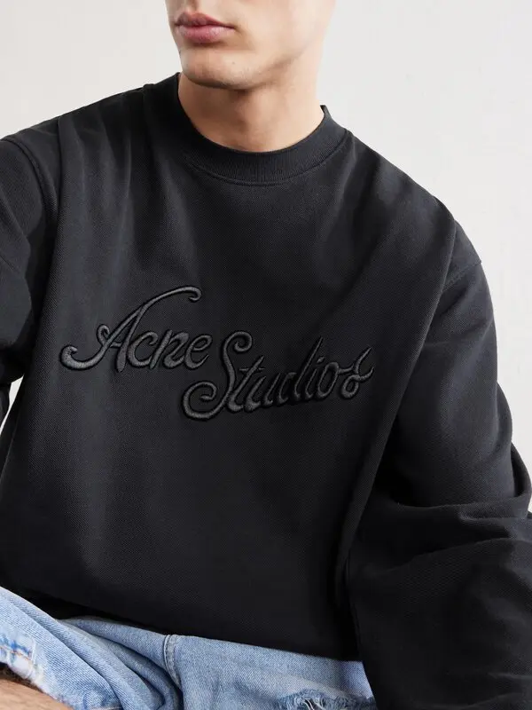 Acne Studios Logo-print Cotton-jersey T-shirt
