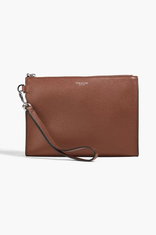 SERAPIAN Pebbledleather Pouch