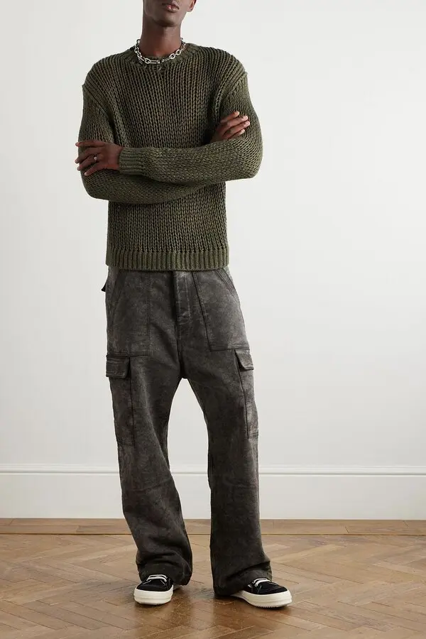 Rick Owens Moleskin Cargo Pants