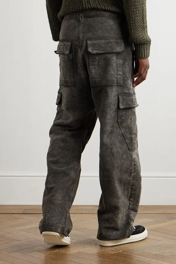 Rick Owens Moleskin Cargo Pants