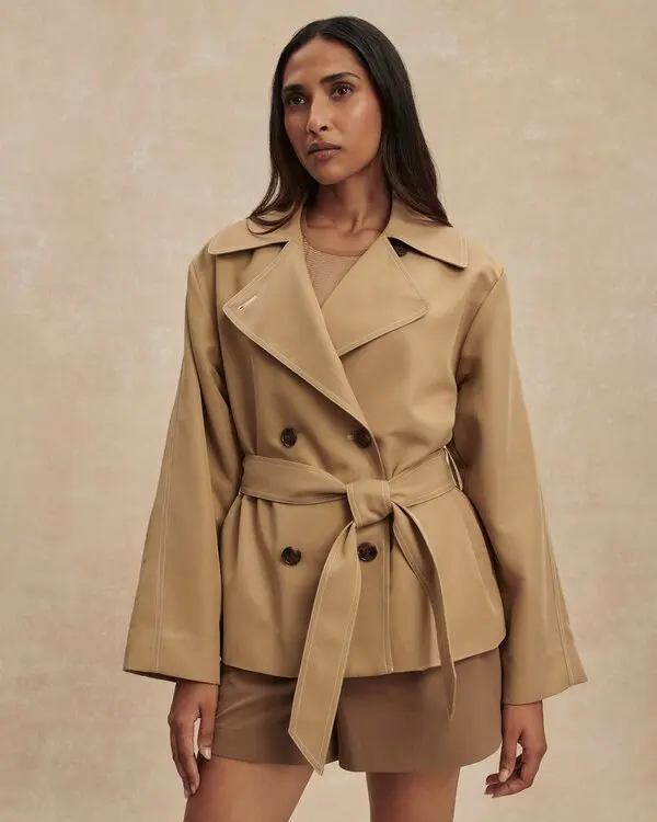 Varley Maddox Short Trench Coat