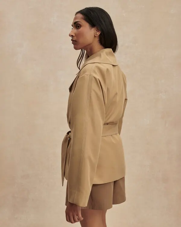 Varley Maddox Short Trench Coat