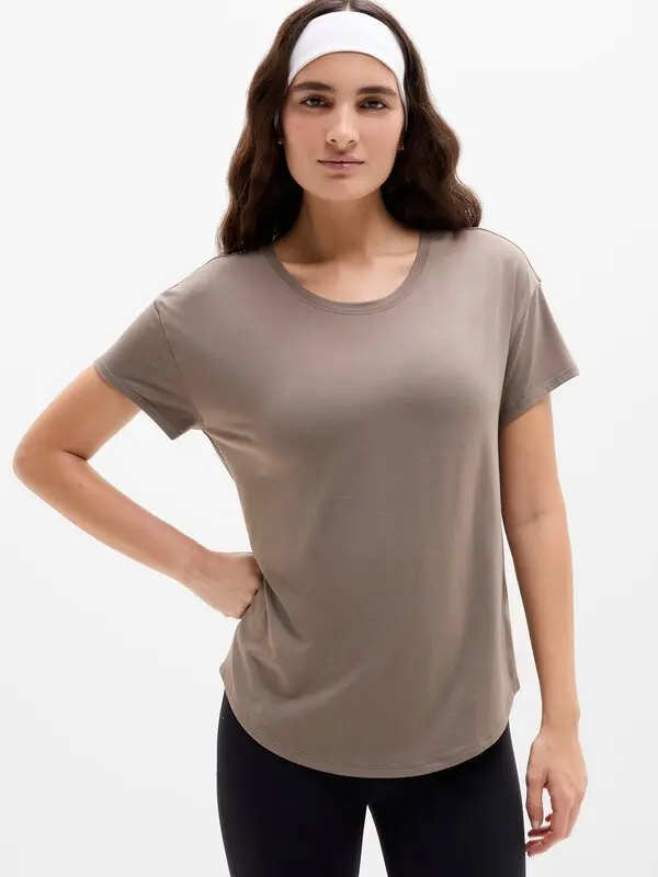 Athleta Move With Ease T-shirt - Umber