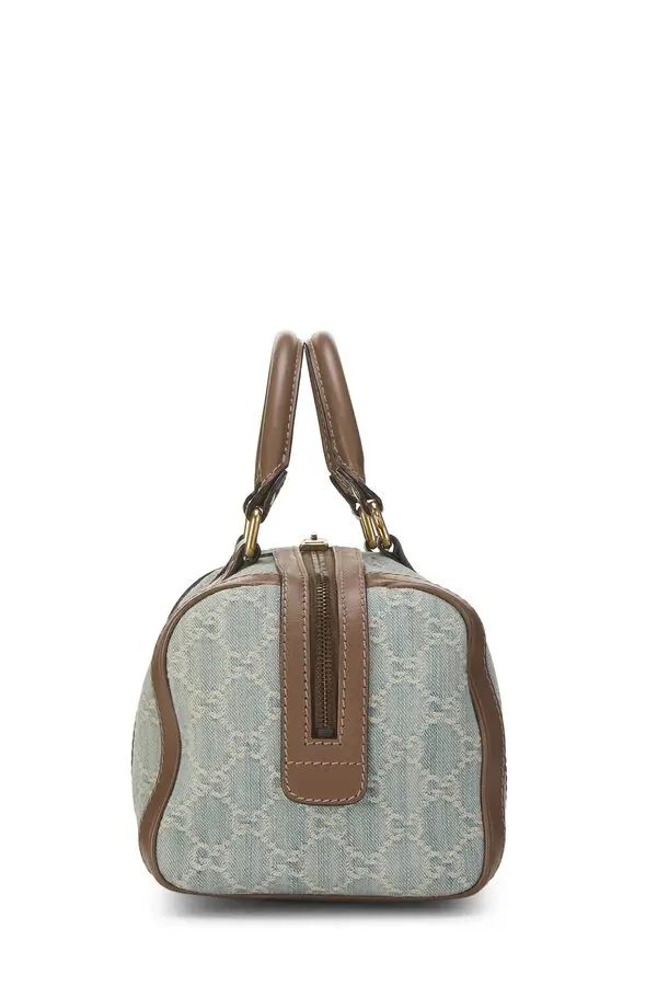 Gucci Denim Boston Handbag