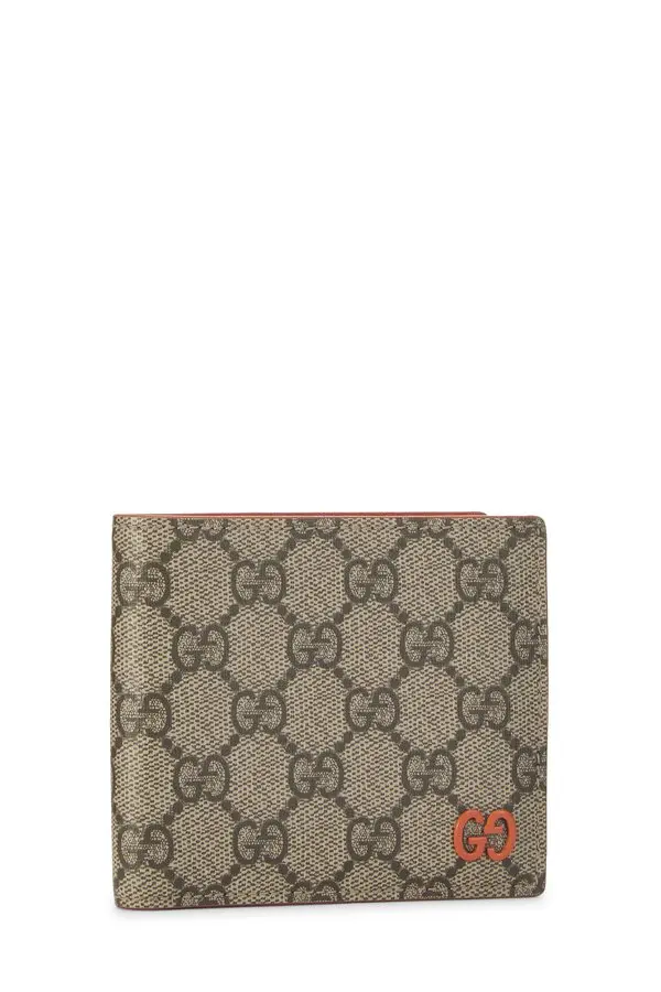 Gucci Gg Supreme Canvas Bifold Wallet