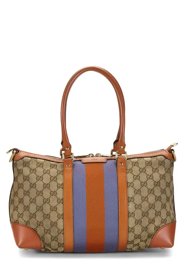 Gucci Vintage Web Convertible Tote