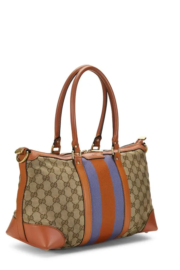 Gucci Vintage Web Convertible Tote