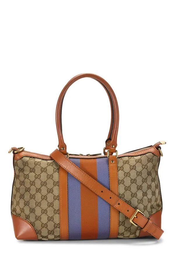 Gucci Vintage Web Convertible Tote