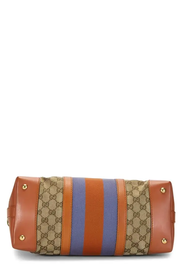 Gucci Vintage Web Convertible Tote