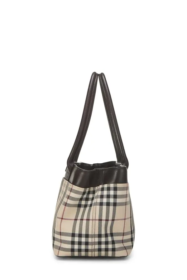 Burberry Nylon Check Handbag