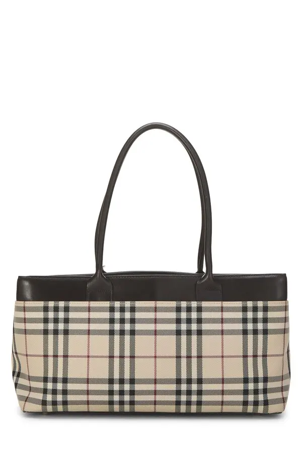 Burberry Nylon Check Handbag