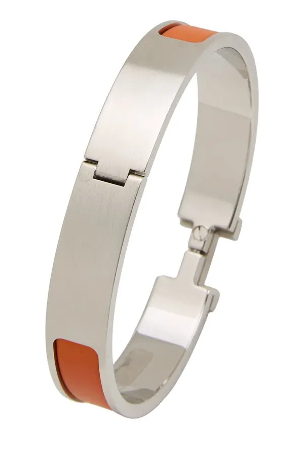 Hermès Enamel Clic-clac 'h' Bracelet Gm