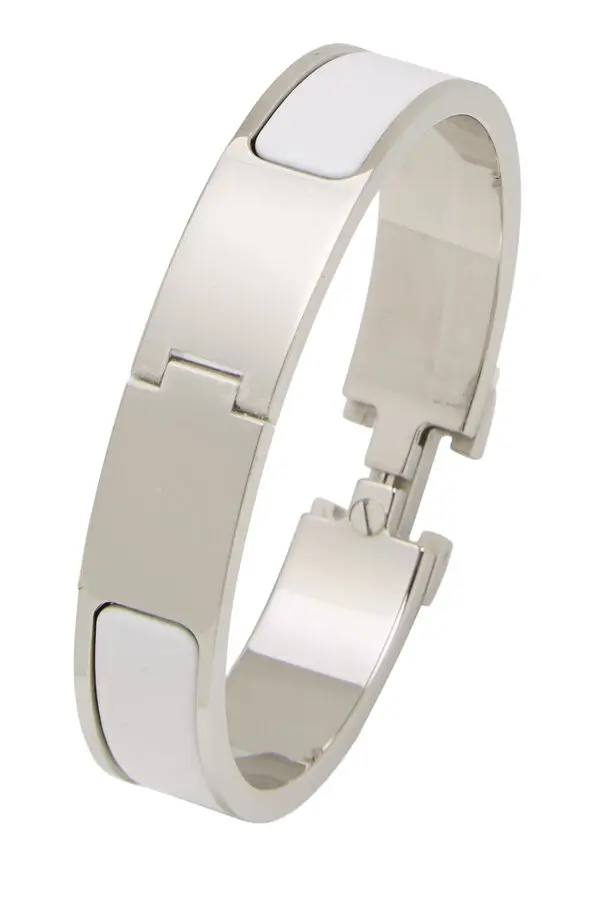 Hermès Enamel Clic-clac H Bracelet Pm