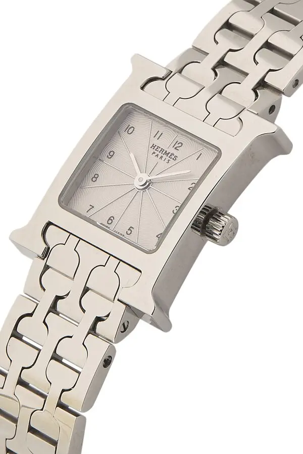 Hermès Stainless Steel Heure H Watch