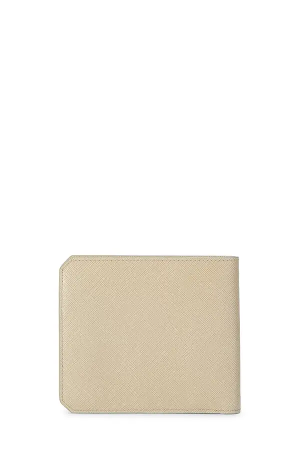 Prada Cream Saffiano Bifold Wallet