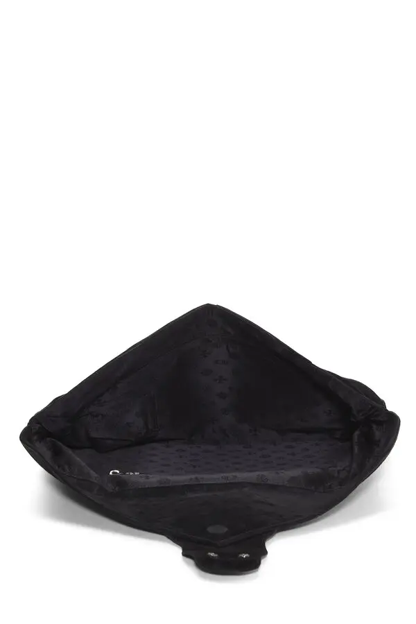 Chrome Hearts Leather Fleur-de-lis Clutch