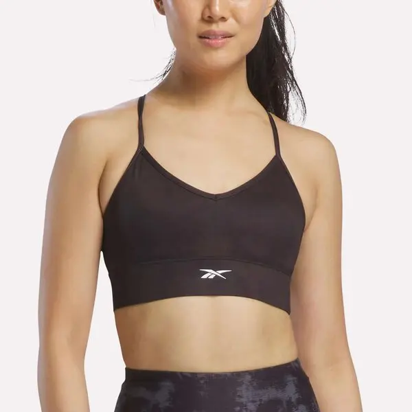 REEBOK Printed Tri-back Sports Bra