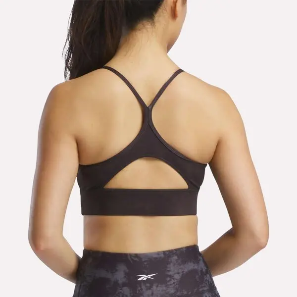 REEBOK Printed Tri-back Sports Bra