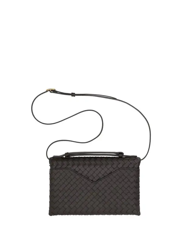 Bottega Veneta Knot Lock Shoulder Bag - Brown