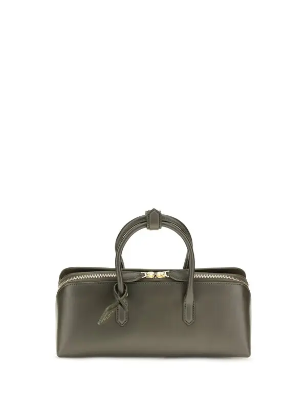 Alaïa Small Delta Nubuck Handbag - Green