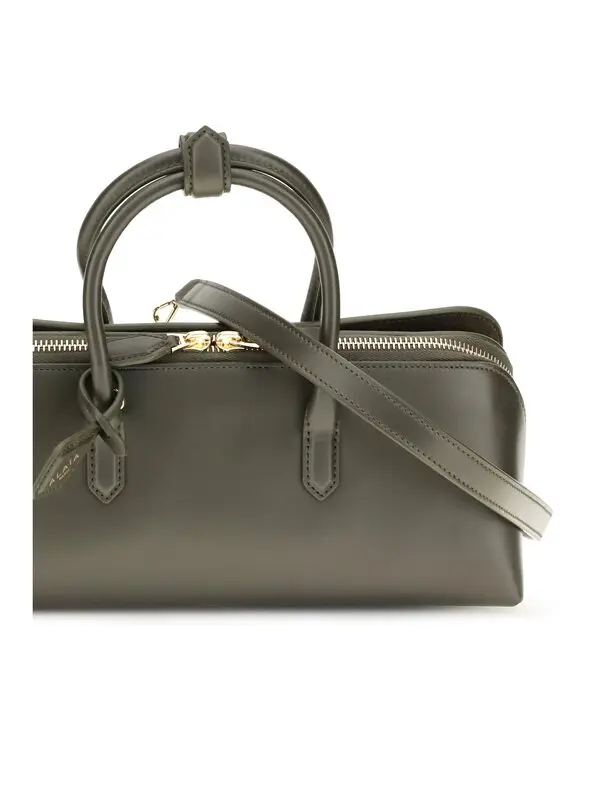 Alaïa Small Delta Nubuck Handbag - Green