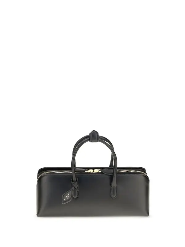 Alaïa Small Delta Nubuck Handbag - Black