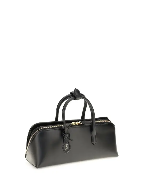 Alaïa Small Delta Nubuck Handbag - Black