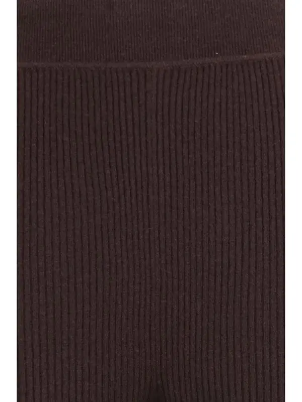 Loro Piana Camino Cashmere And Silk Ribbed Wide-leg Pants