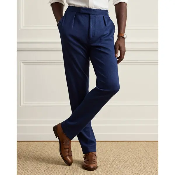 Ralph Lauren Hand-tailored Linen-blend Suit Trousers