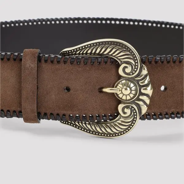 Etro Paisley Suede Belt