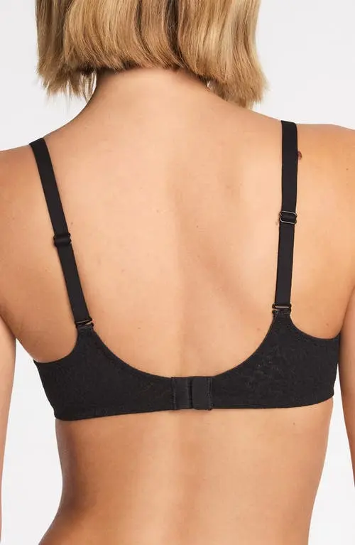 Wacoal High Bar™ Unlined Underwire Plunge Bra - Black