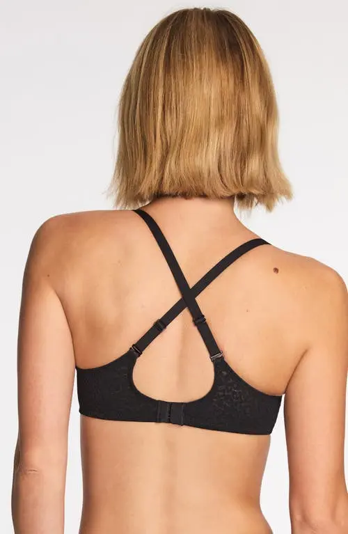 Wacoal High Bar™ Unlined Underwire Plunge Bra - Black
