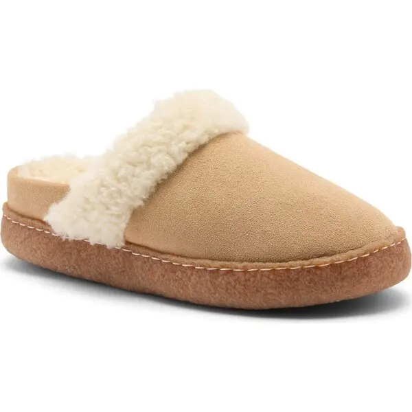 Sorel Nakiska Iii Faux Shearling Lined Slide Slipper - Canoe/gum 2