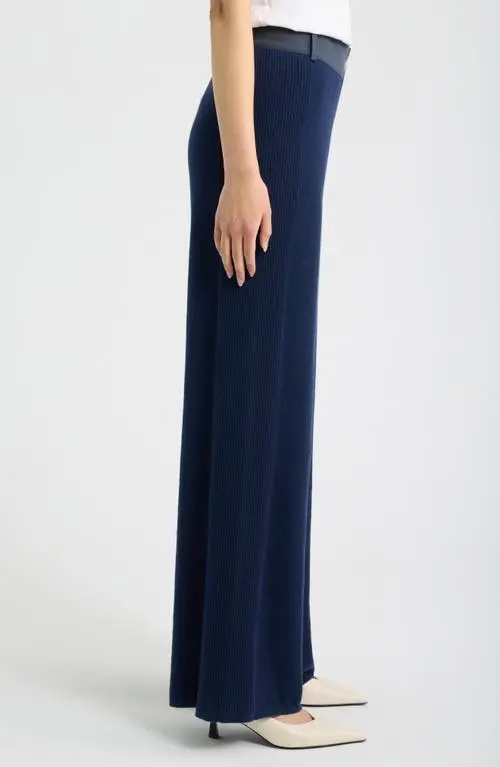Rag & Bone Lucy Wide Leg Wool Blend Pants