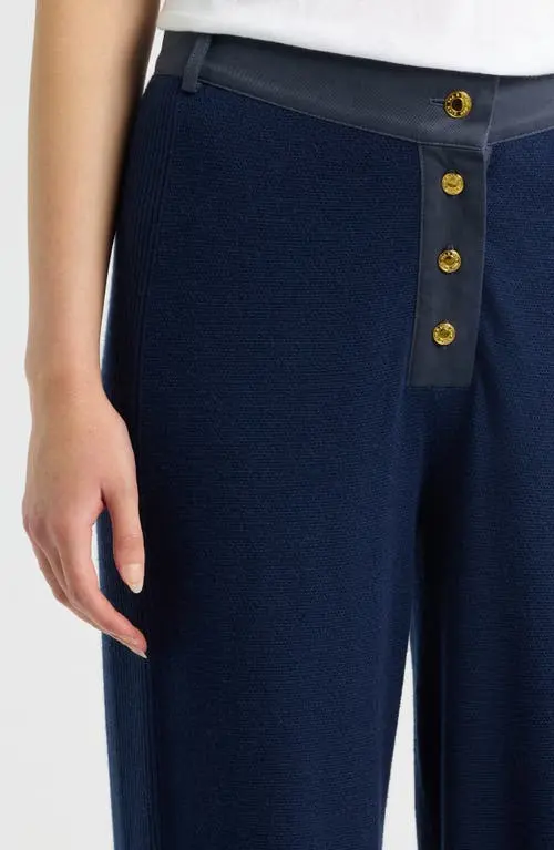 Rag & Bone Lucy Wide Leg Wool Blend Pants