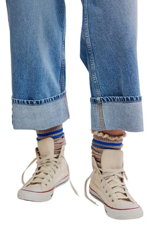 Free People Https:www.freepeople.com/shop/homecoming-knee-high-socks2 - Ivory