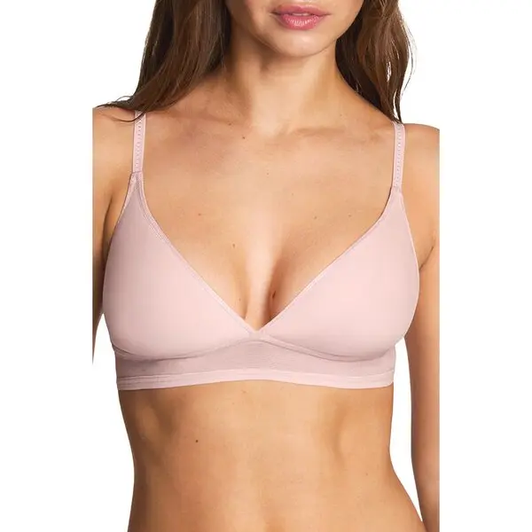 Wacoal Full Transparency T-shirt Bralette - Rose Smoke