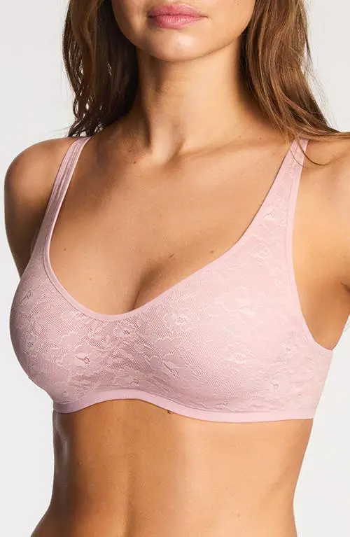 Wacoal Effortlessly Lace Underwire Bra - Blush Pink