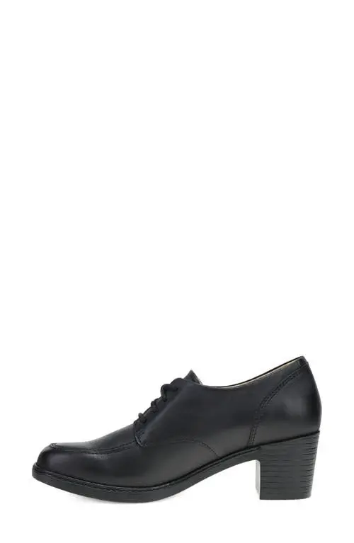 Dansko Lace-up Oxford Platform Pump - Black