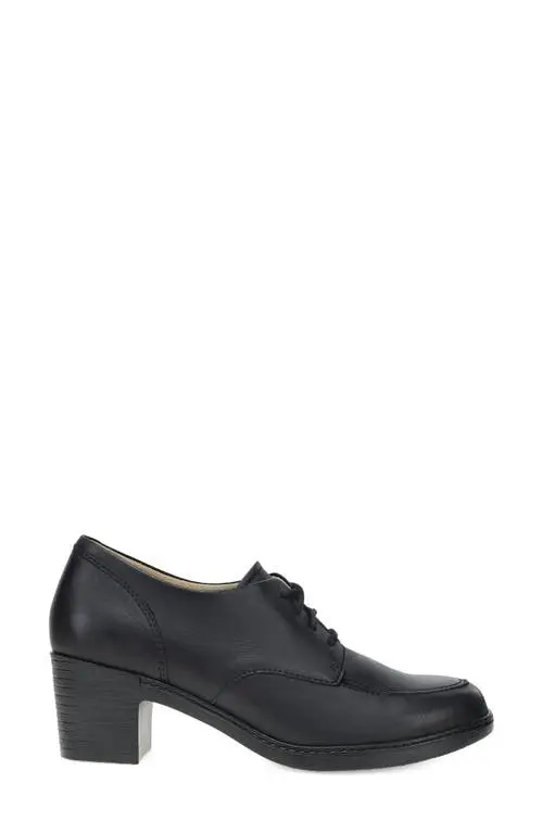 Dansko Lace-up Oxford Platform Pump - Black