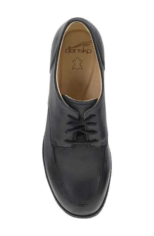 Dansko Lace-up Oxford Platform Pump - Black